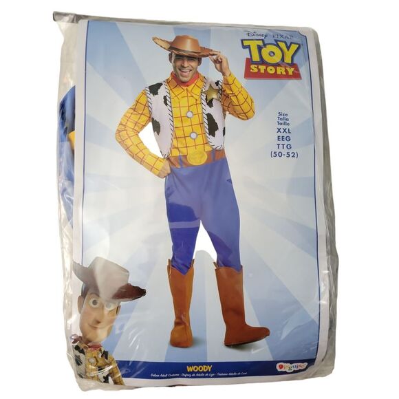 Disguise | Accessories | Woody Disguise Toy Story Adult Jumpsuit With ...